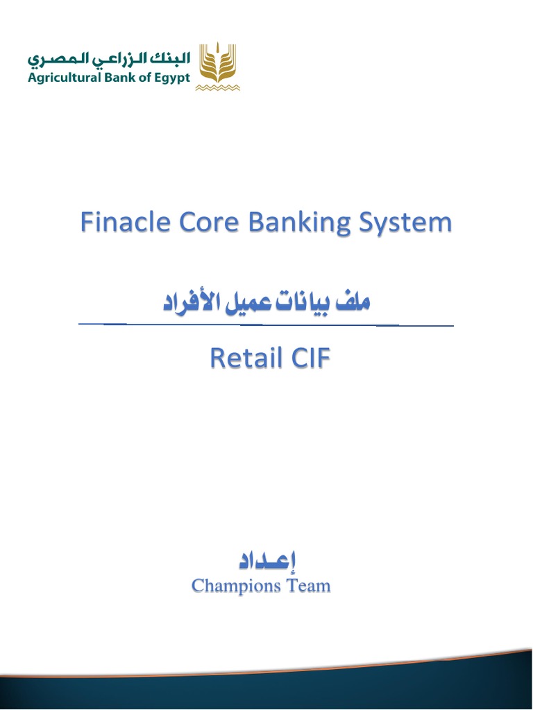Retail CIF V3 | PDF