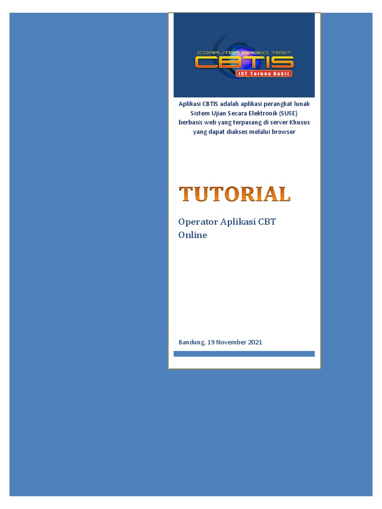TUTORIAL OPERATOR CBT Online Ver325 | PDF