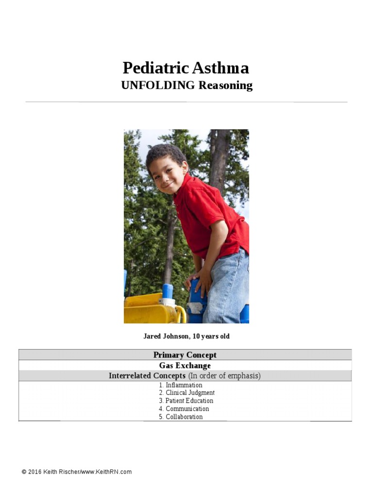 Keith RN Asthma Case Study | PDF | Asthma | Breathing