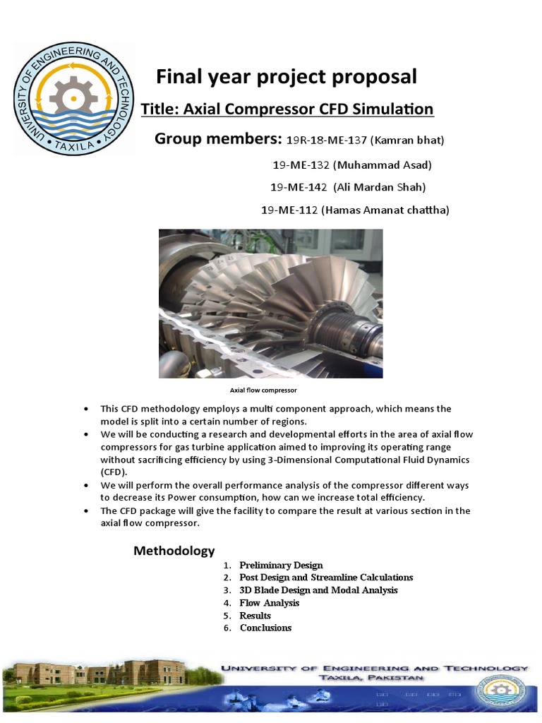 Axial Compressor CFD Simulation (FYP) | PDF
