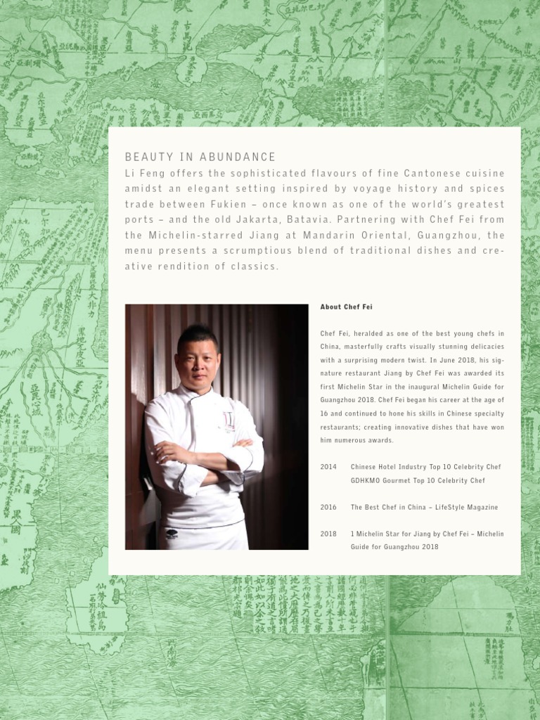Jakarta Restaurant Li Feng Alacarte | PDF