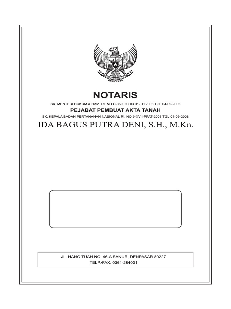 Map Notaris Deni | PDF