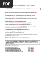 Priroda Test Za 6 Razred | PDF