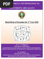 Basic Electrical Engineering Formulas | PDF