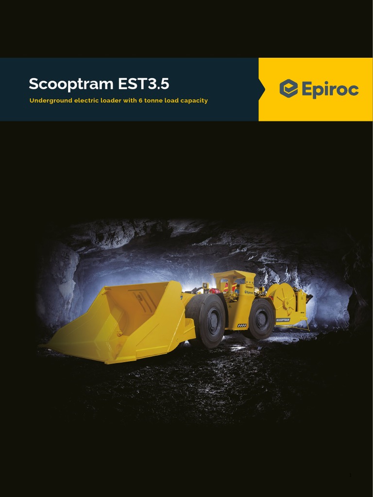 Scooptram EST3.5 Specifications Overview | PDF | Brake | Power Supply