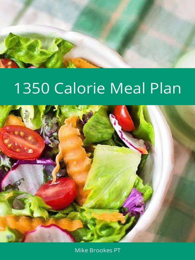 1350 Calorie Meal Plan | PDF