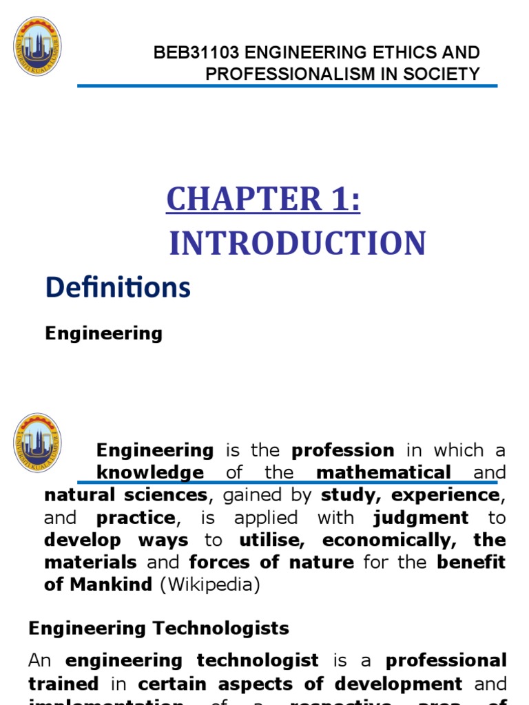 Chapter 1 - Introduction | PDF