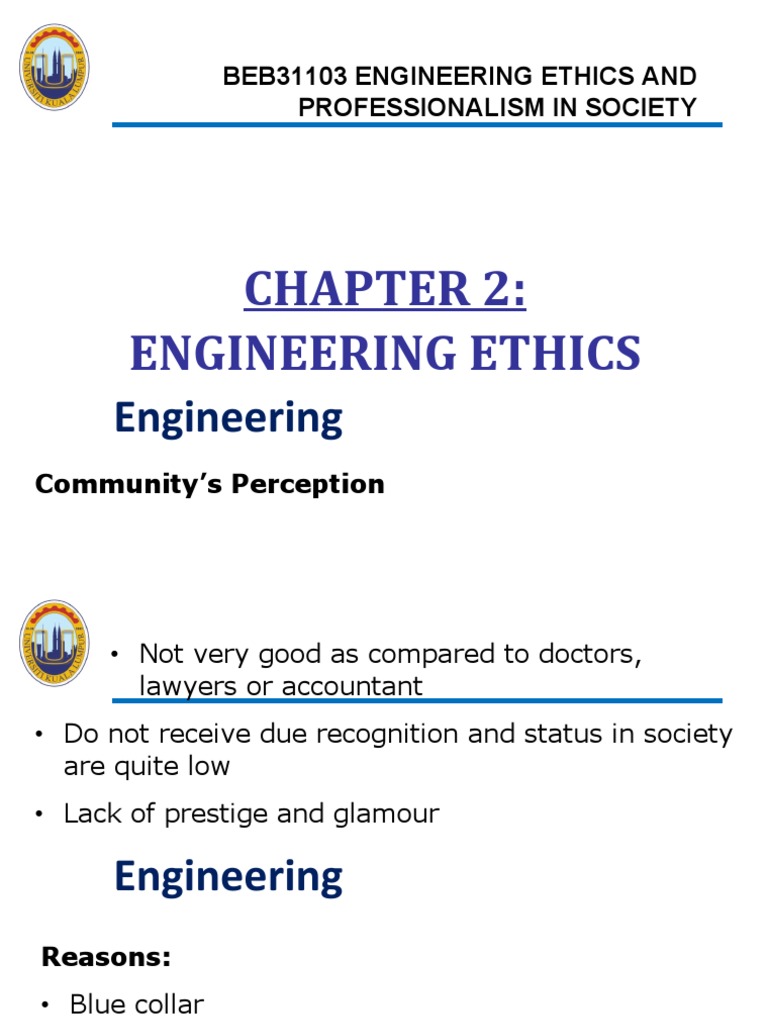 Chapter 2a - Engineering Ethics | PDF