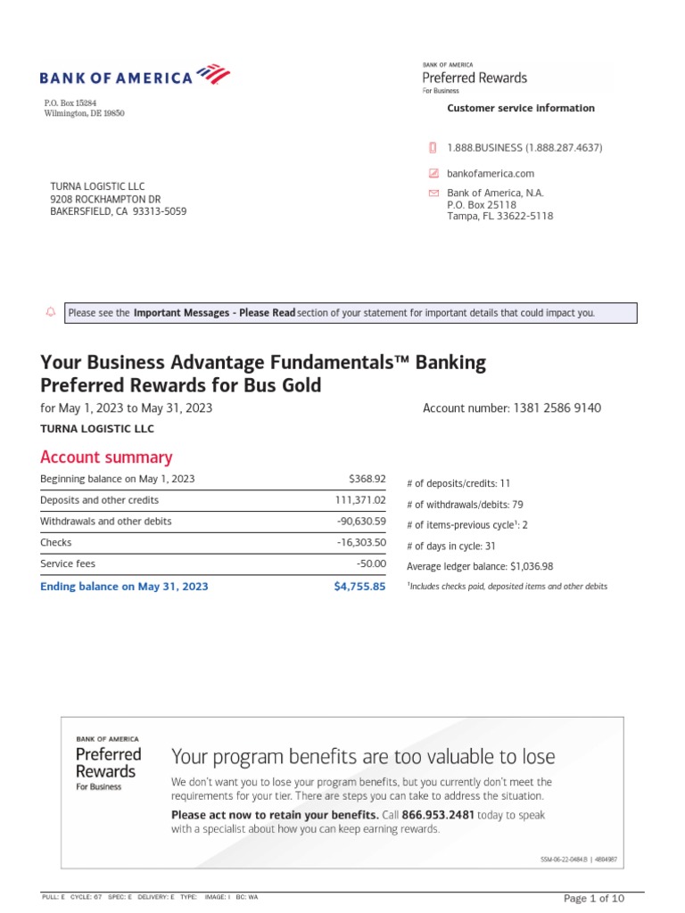 1 BANK Statment | PDF | Finance & Money Management