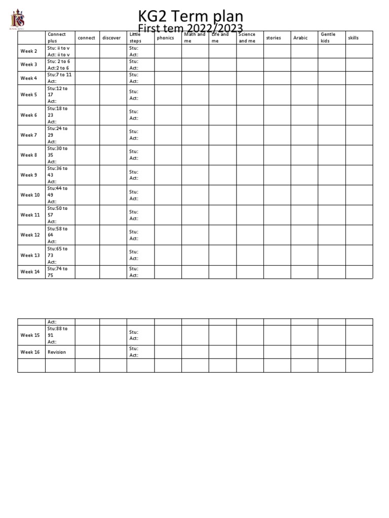 kg2 Term Plan | PDF