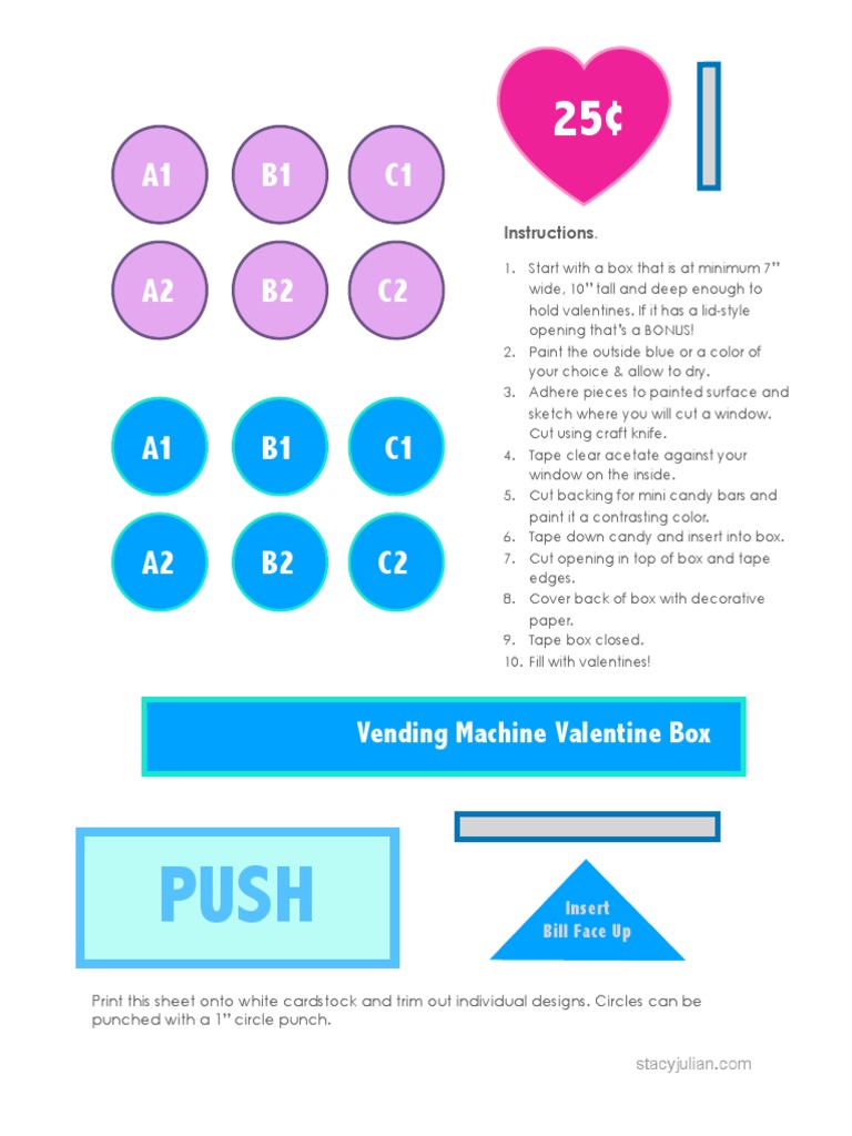 Vending+Machine+Valentine+Box (2) G Uxud F | PDF