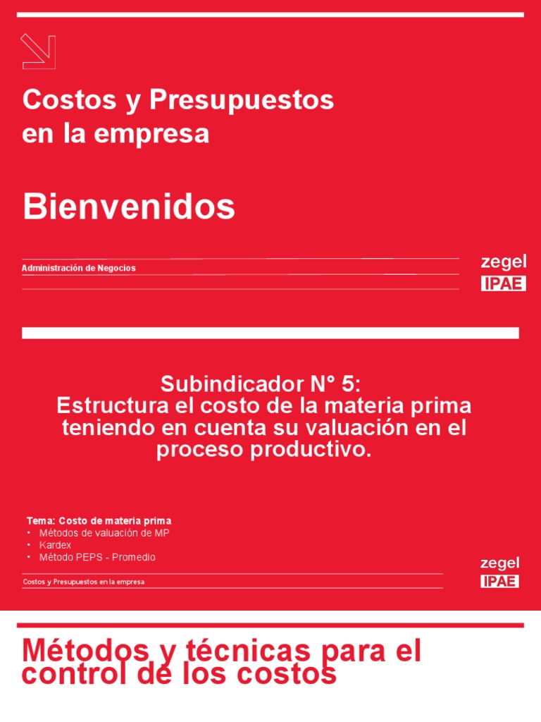 IL2-TEMA5.MP - Valuación de Inventario | PDF | Presupuesto | Valoración (Finanzas)