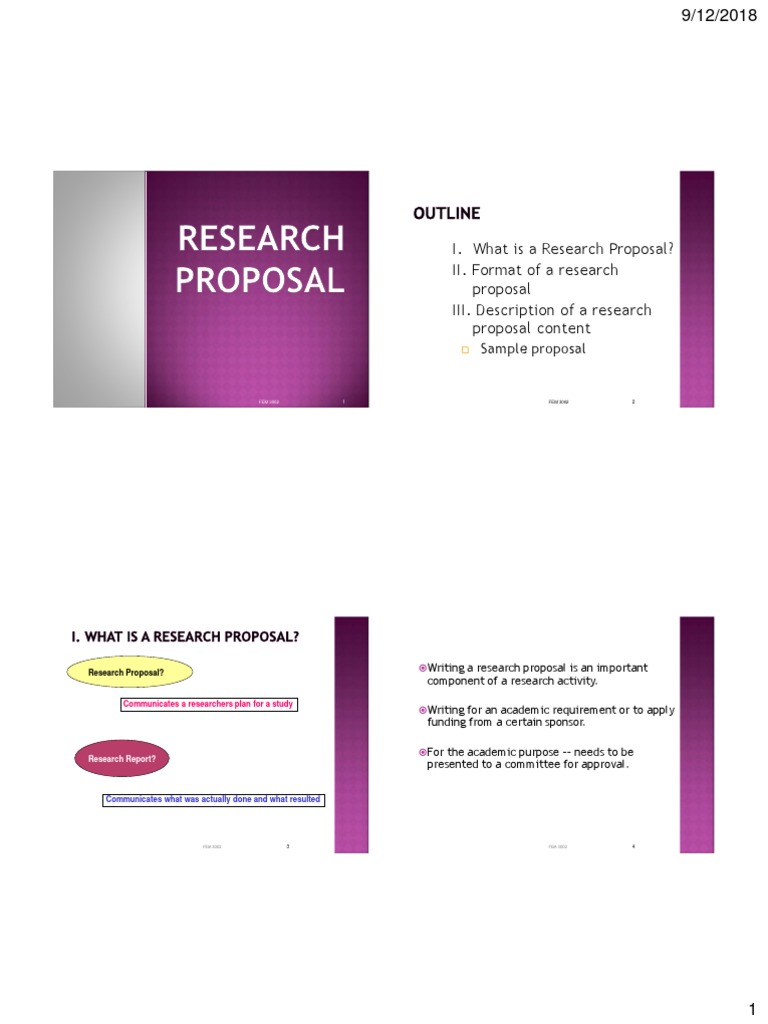 Writing Research Proposal | PDF
