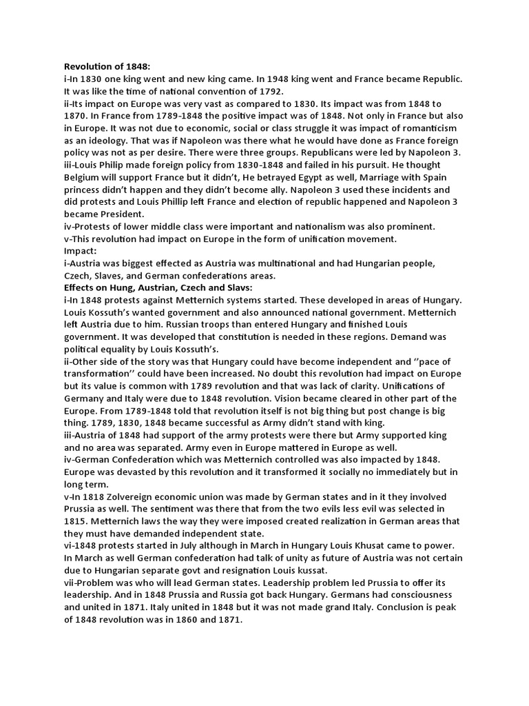 Revolution Of 1848 Pdf German Empire Political Theories