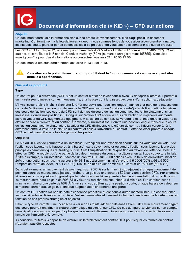 Key Information Document | PDF