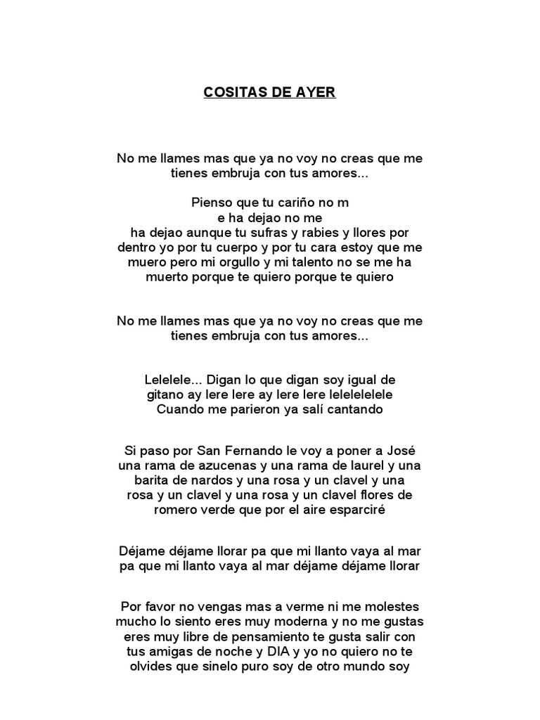 COSITAS DE AYER Parrita | PDF | Arte | Novela negra, policíaca y suspenso