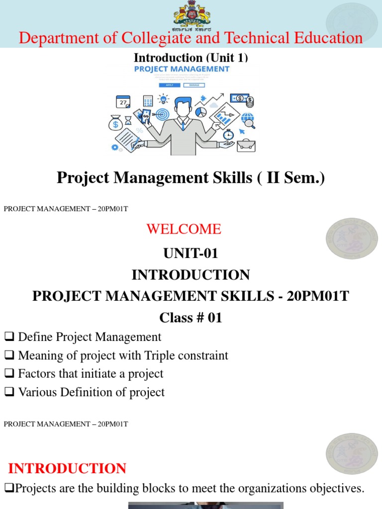 PMS Unit 1 | PDF | Project Management | Consultant