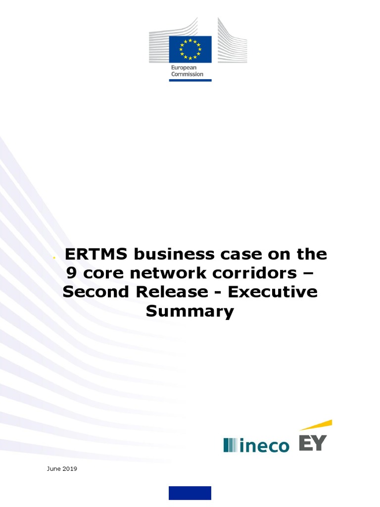 Ertms Business Case On The 9 Core Network corridors-MI0119534ENN | PDF
