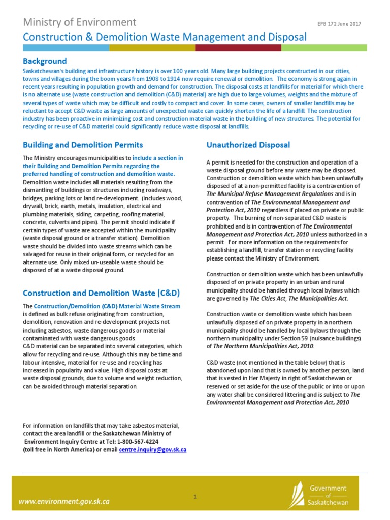 86791-Waste_-_Construction_and_Demolition_Waste_Management_and_Disposal ...