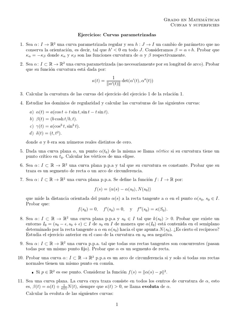 Relación de Ejercicios 2 | PDF