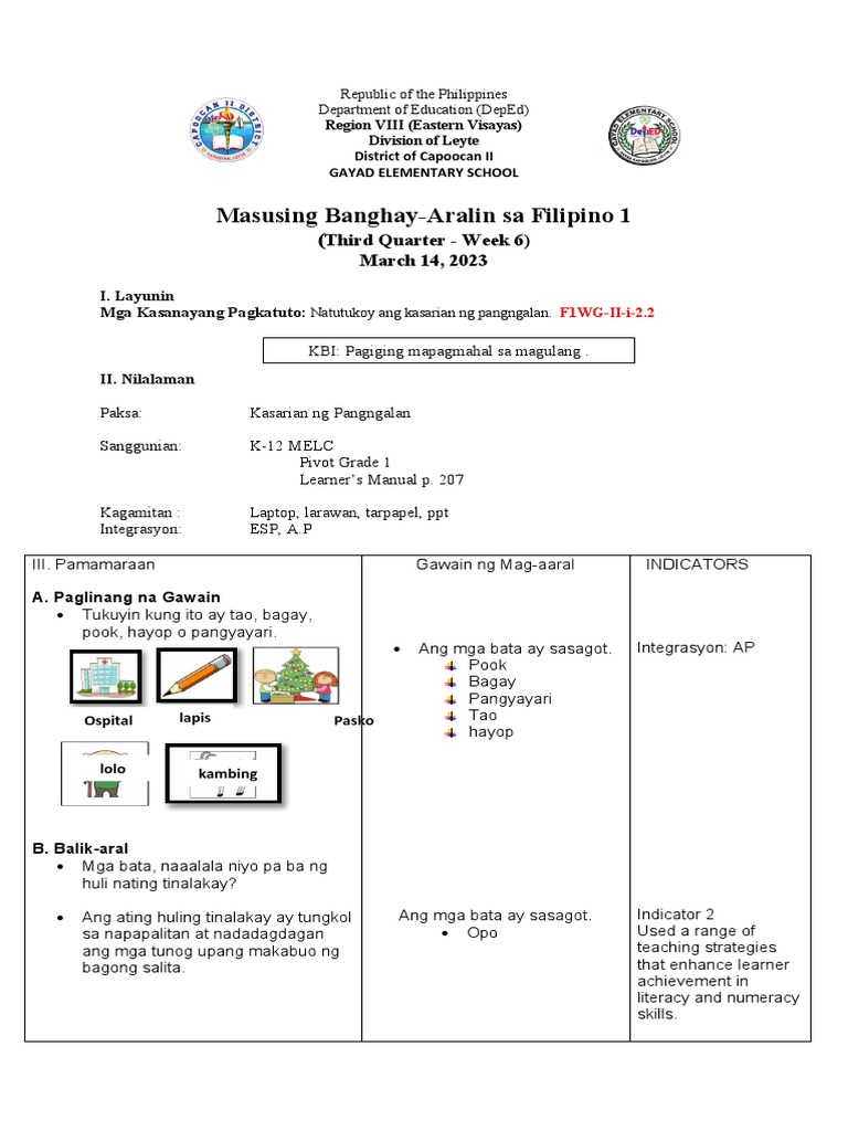 Cot 3RD Quarter Fil | PDF