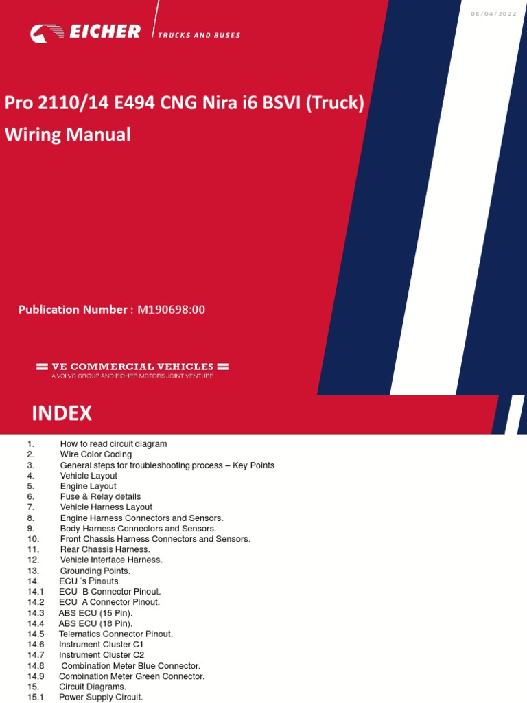 5008pro 2110 14 E494 CNG Nira I6 BSVI Truck | PDF