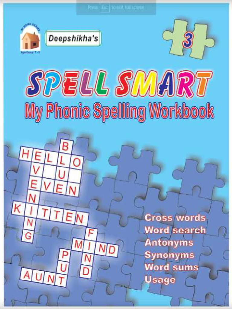 Spell Smart My Spelling WB | PDF