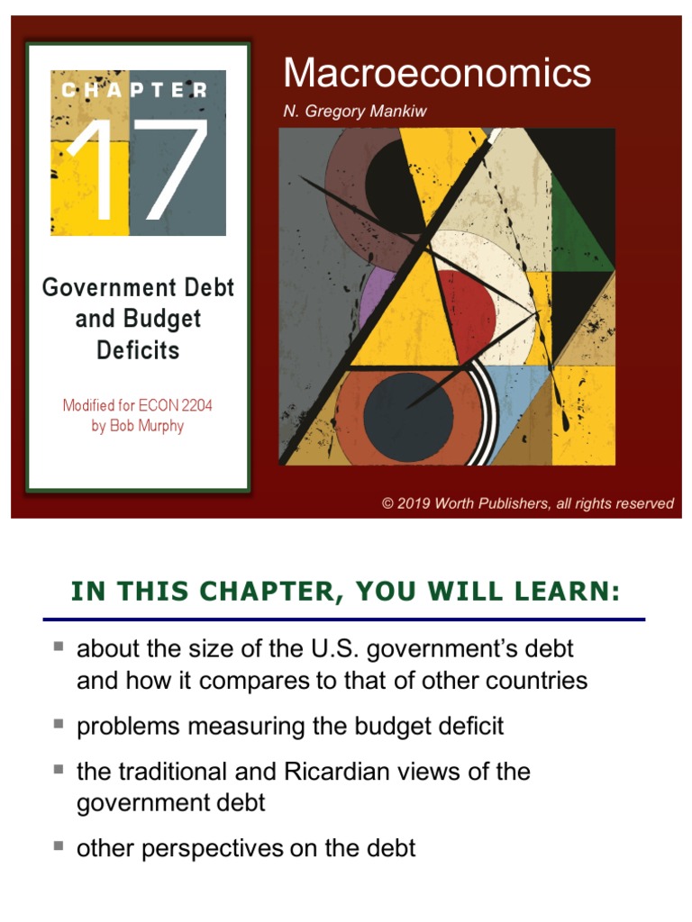 CHAP17_Govt Debt and Budget Deficit_Mankiw 10ed | PDF
