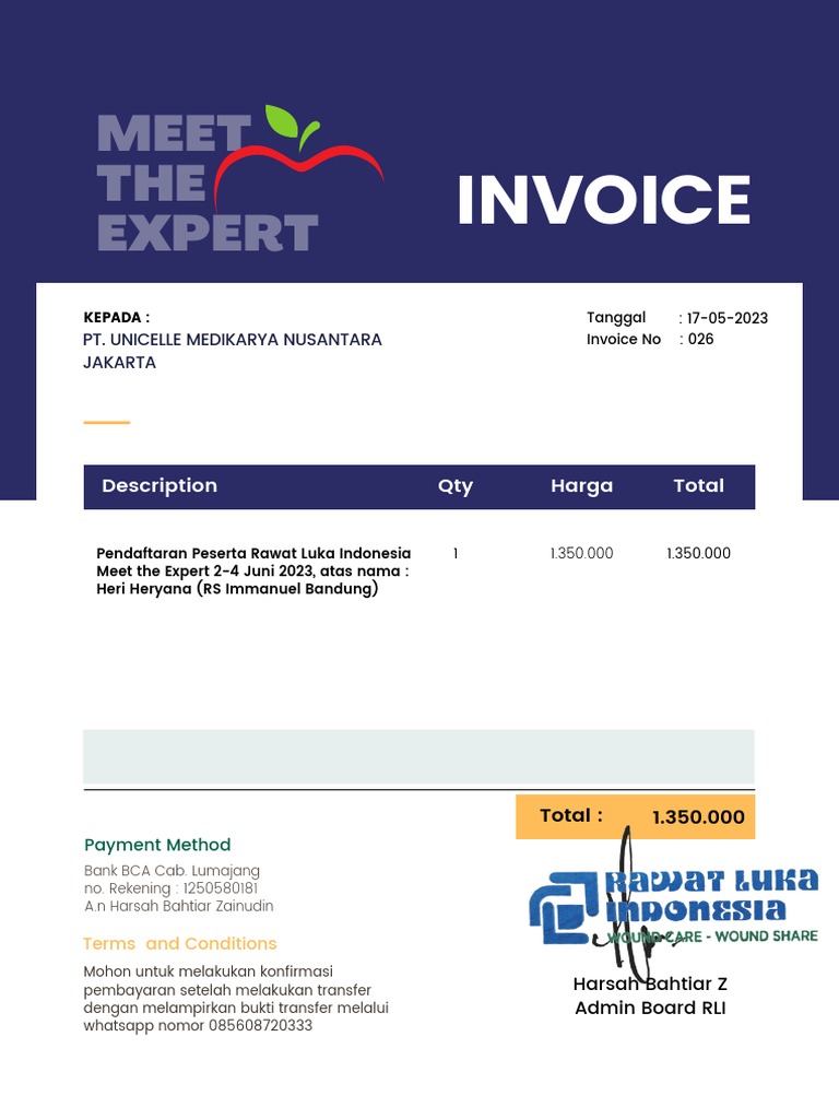 Invoice RLI | PDF
