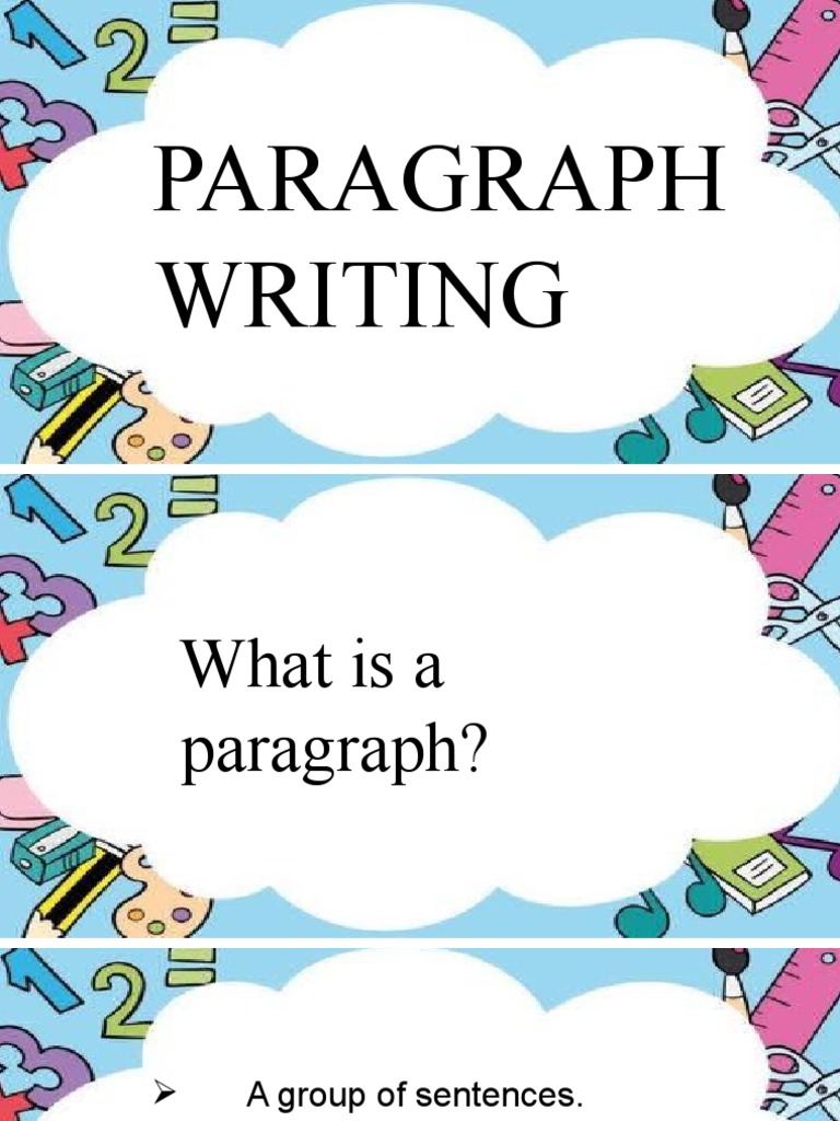 Paragraph Writing - Ppt (1) | PDF