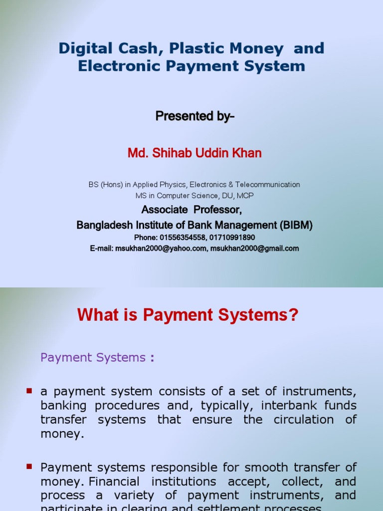 Understanding Plastic Money and Digital Cash | PDF