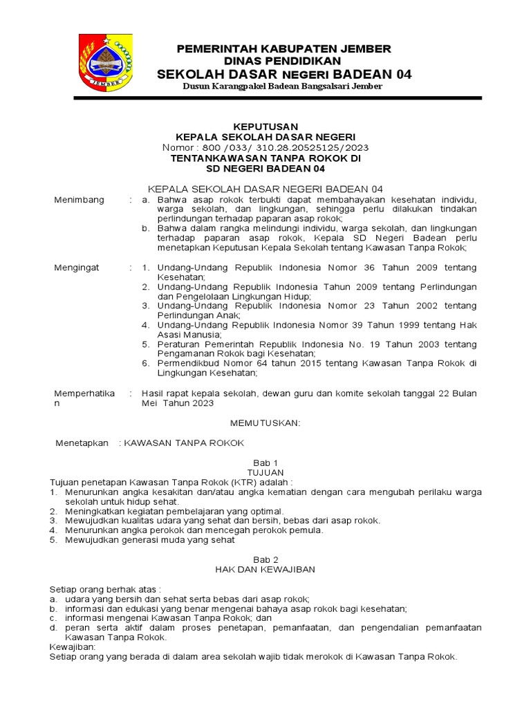 SK KTR Sekolah | PDF