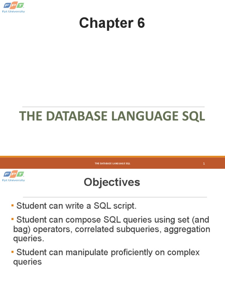 Chapter 6 | PDF | Relational Database | Relational Model