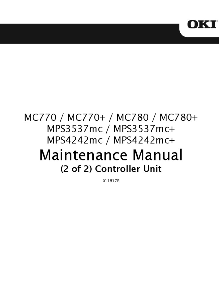 MC770 - MC780 - CU - Board - Maintenance Manual - Rev 2 | PDF