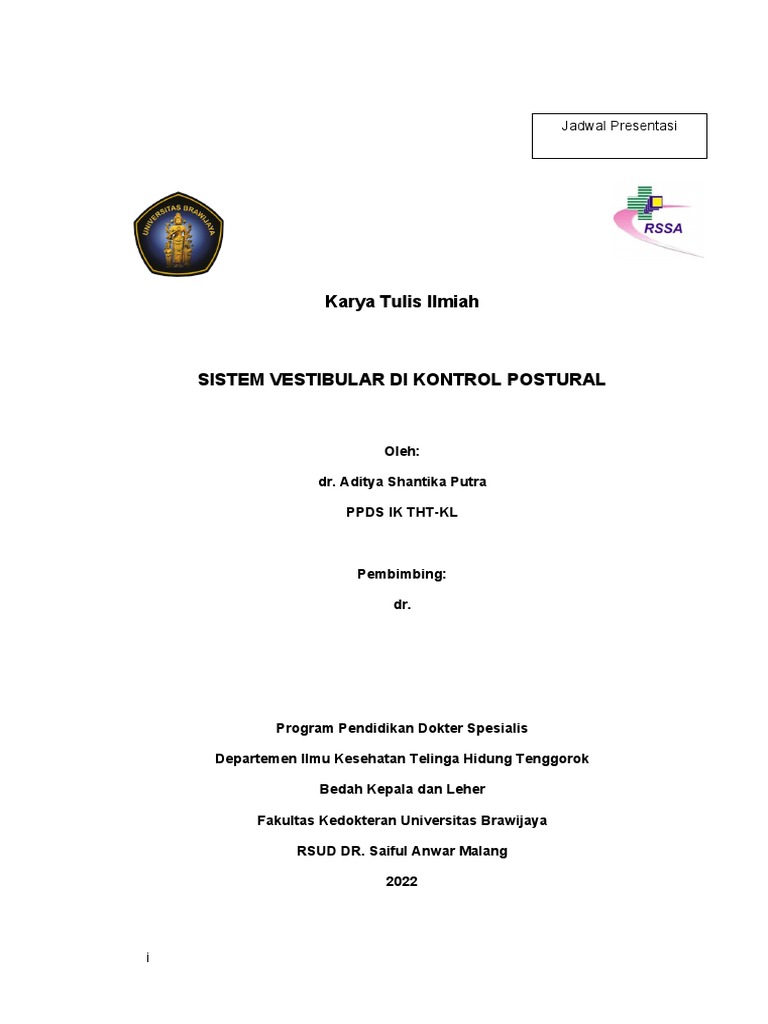Sistem Vestibular Pdf