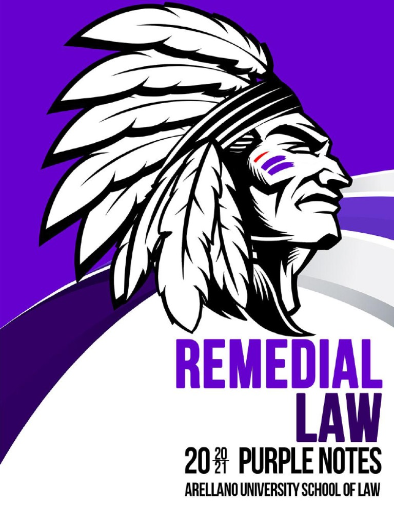 2021 Purple Notes in Remedial Law | PDF 2021 Purple Notes in Remedial Law | PDF