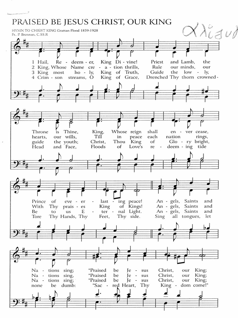 Song Hail-Redeemer | PDF