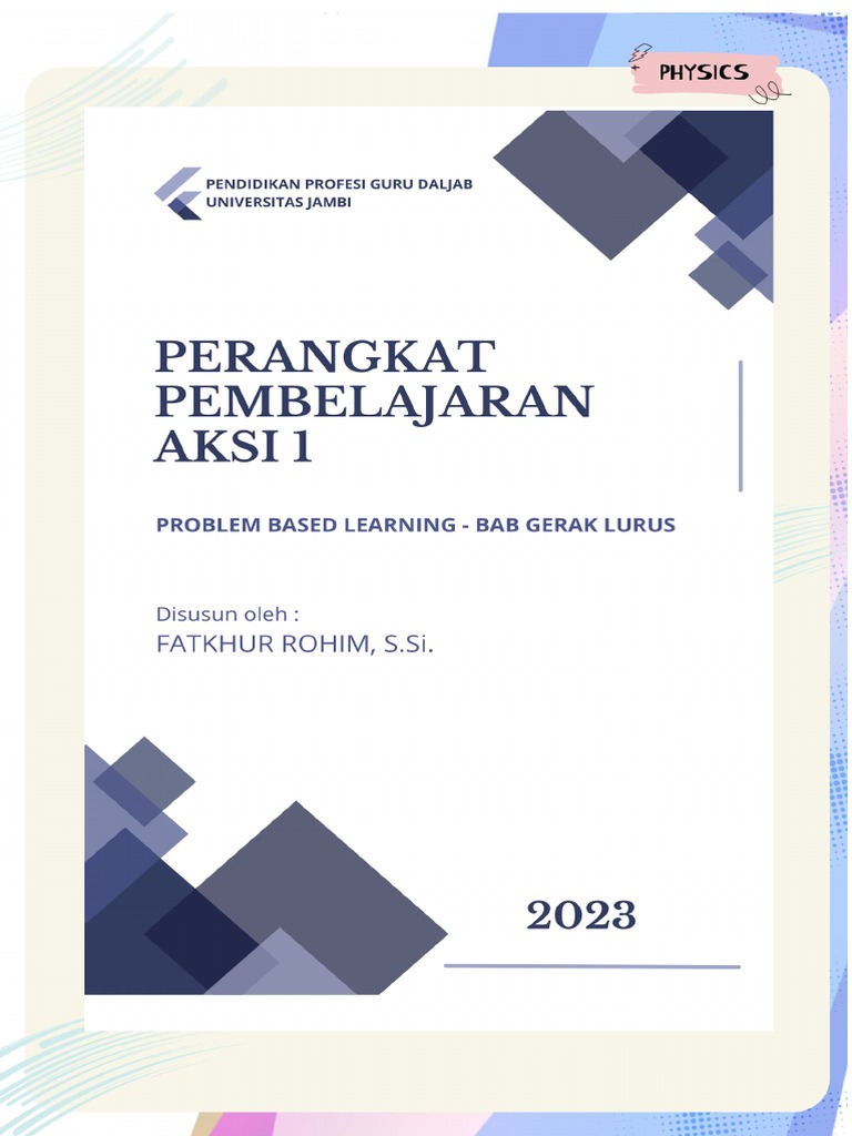 Perangkat Pembelajaran Aksi 1 Revisi | PDF | Karier & Perkembangan