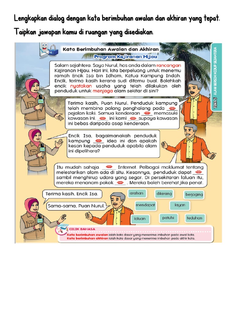 Unit 15 Imbuhan Awalan Dan Akhiran | PDF