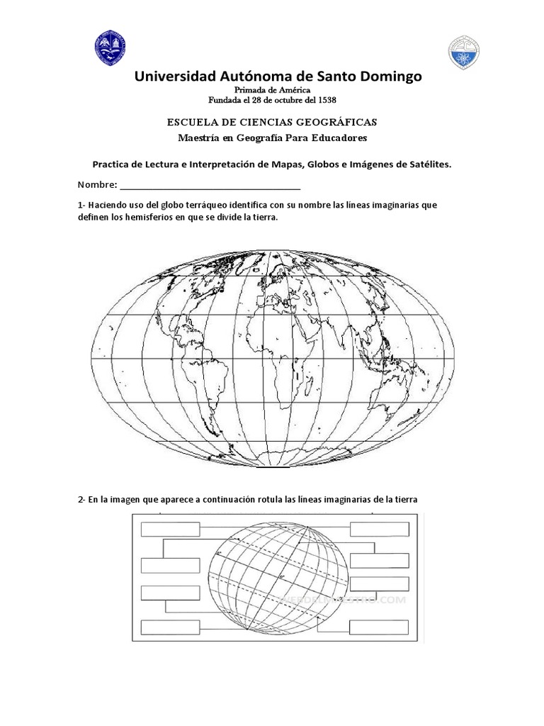 Practica de Interpretacion de Mapas 1 | PDF