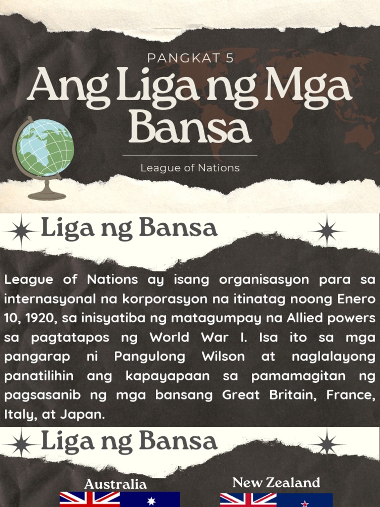 Ang Liga Ng Mga Bansa | PDF