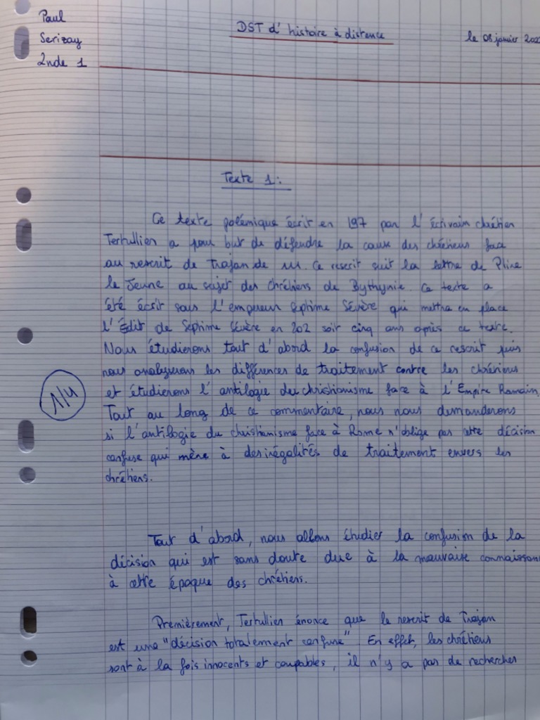 2nde DST Histoire | PDF