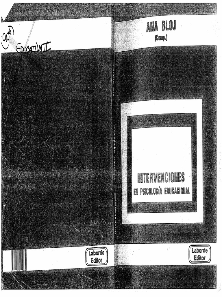 BLOJ - Intervenciones en Psicologia Educacional | PDF