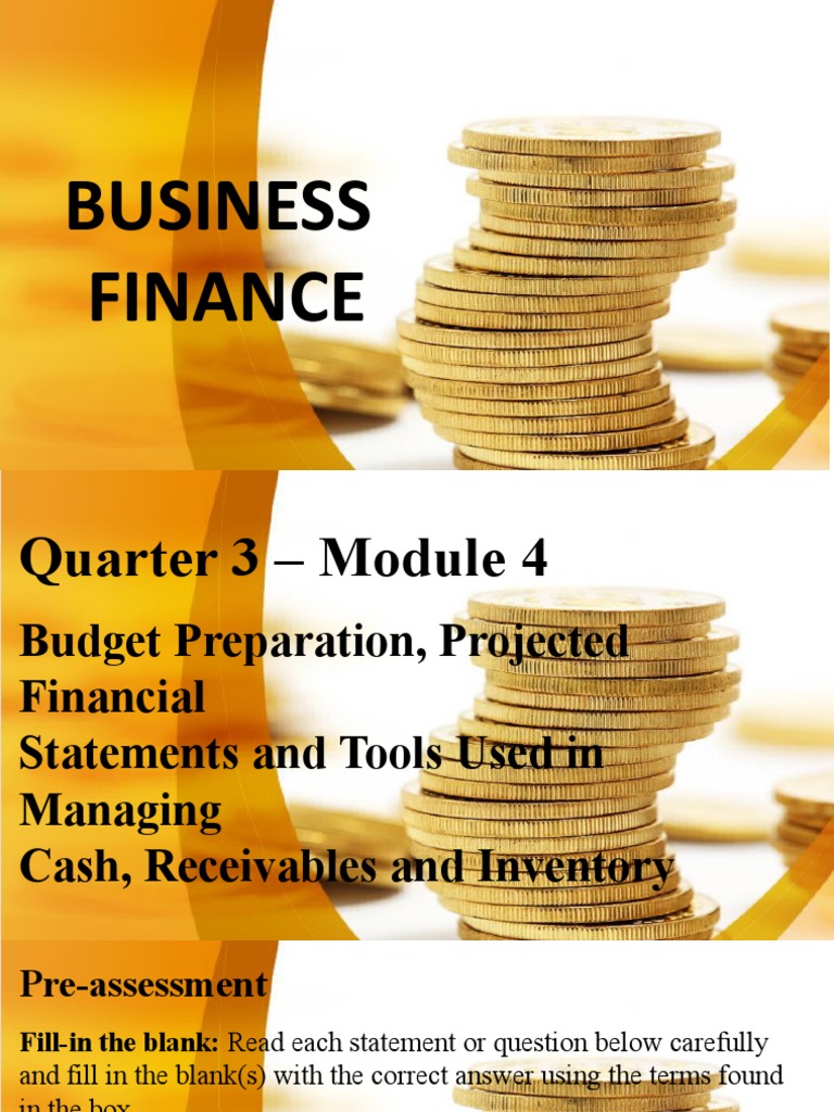 Chapter 4 Budget Preparation | PDF