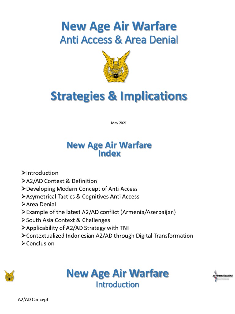 A2 AD Strategy | PDF | Unmanned Combat Aerial Vehicle | Aerial Warfare