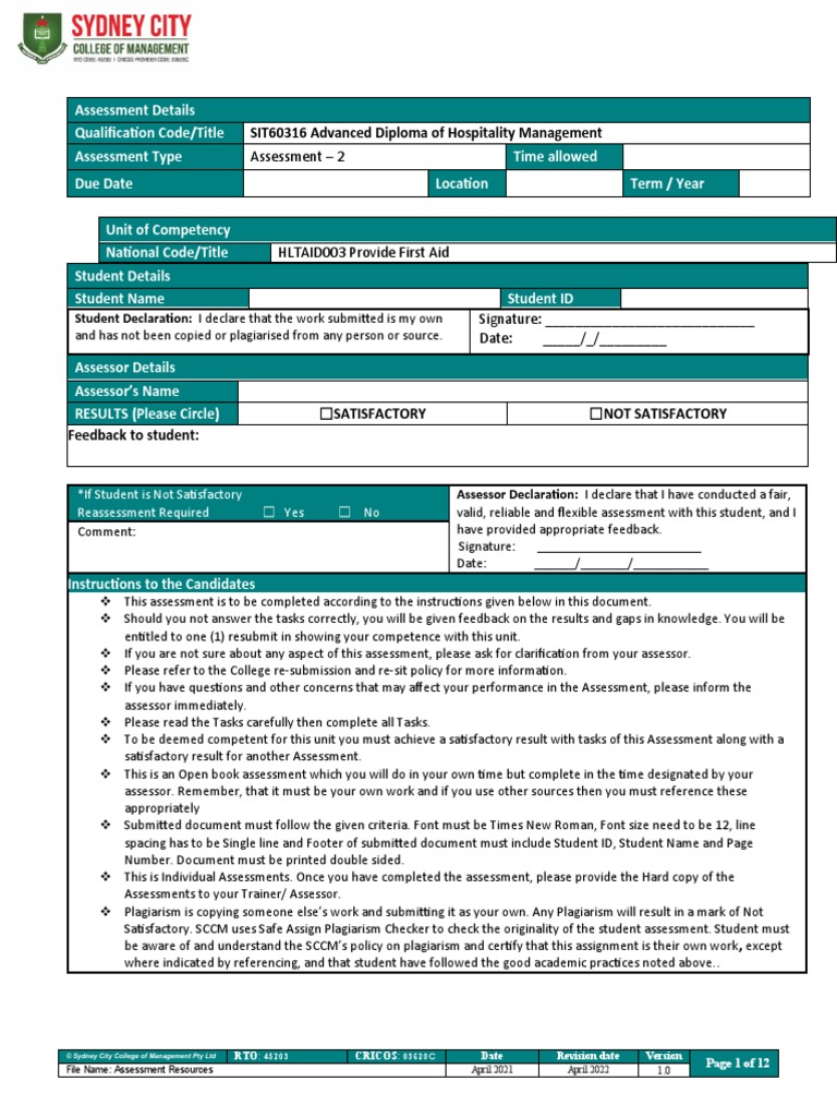 Assessment-Task-2 Solution | PDF