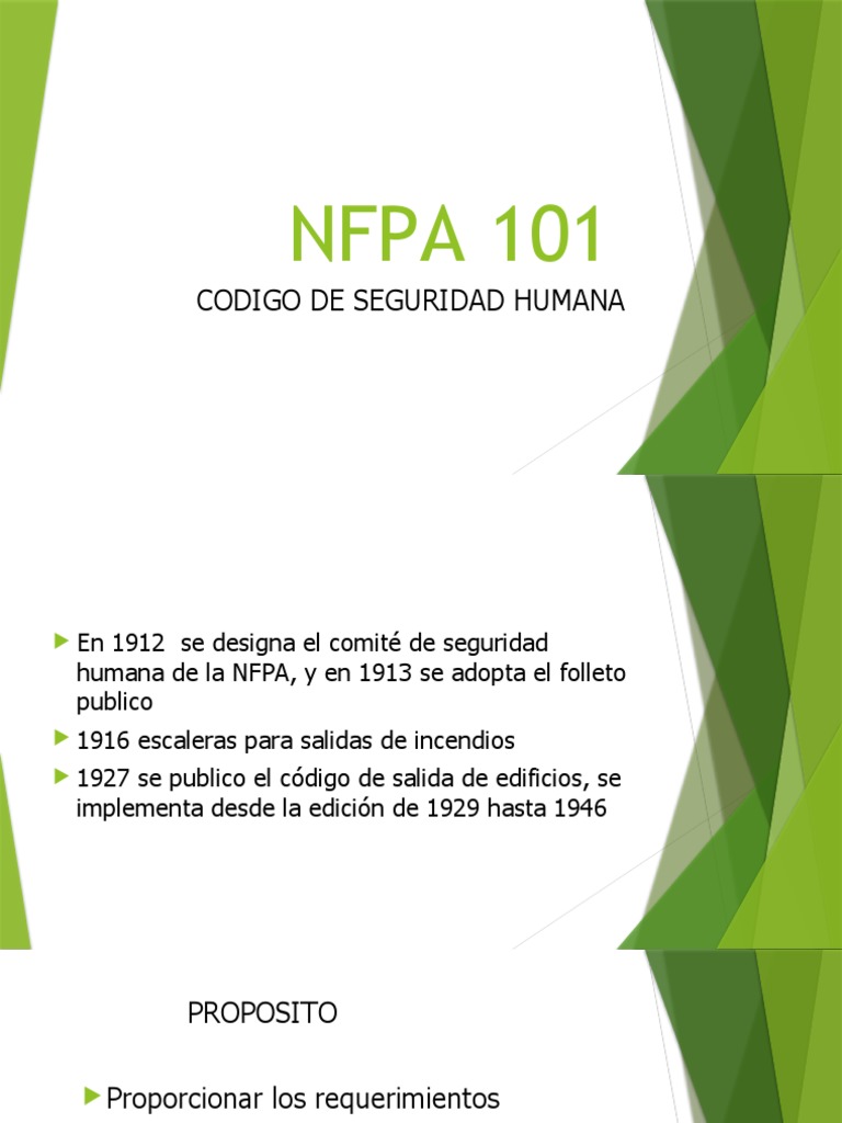NFPA 101 | PDF