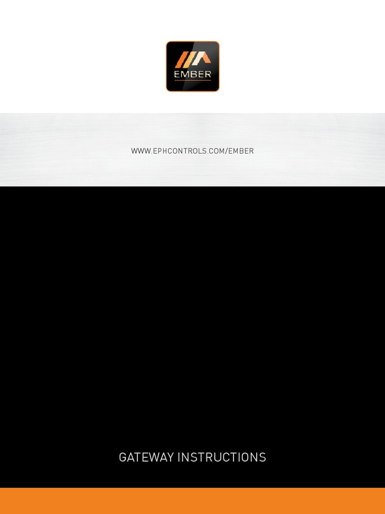 EMBER Manual | PDF | Wi Fi | Mobile App