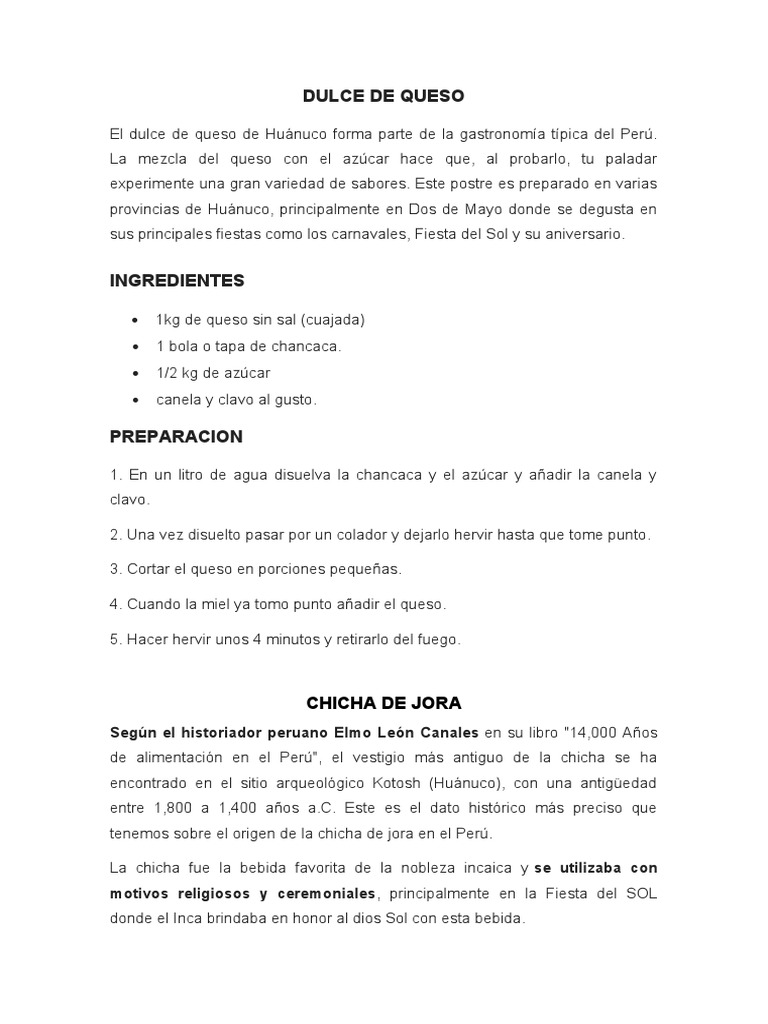 Exposicion Chicha de Jora | PDF