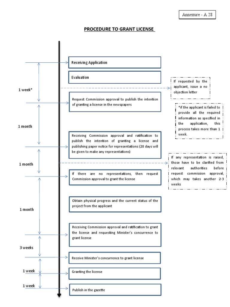 Licensing Process Flow Chart | PDF
